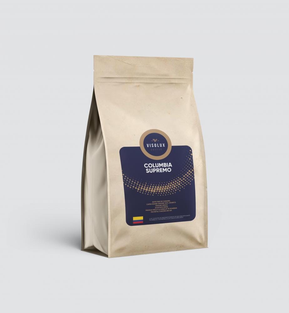 Cafea de specialitate Columbia Supremo 250 gr. - VISOLUX COFFEE