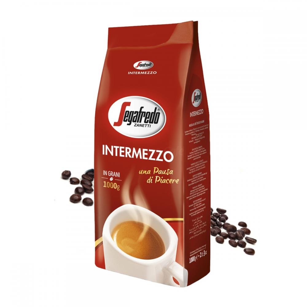 Segafredo Intermezzo cafea boabe 1 kg - VISOLUX COFFEE